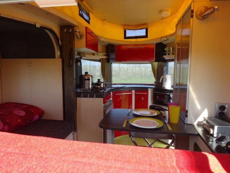 Man Builds His Own Expandable Lightweight Micro Caravan From Scratch