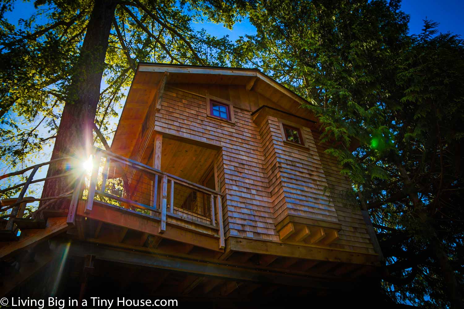 Treehouse Living With The Masters - Teeny Abode - Living Big In A Tiny ...