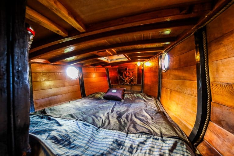 Old Sailboat Transformed Into An Epic Treehouse Pirate Ship
