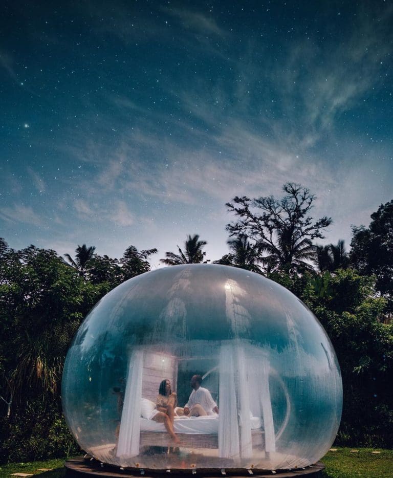 Enjoy an Amazing Experience Staying in The Bubble Hotel Bali