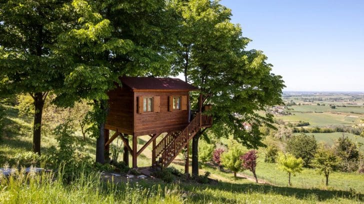 Old Sailboat Transformed Into An Epic Treehouse Pirate Ship