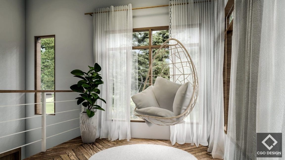 Modern Bahay Kubo Design with Native Furniture Pieces